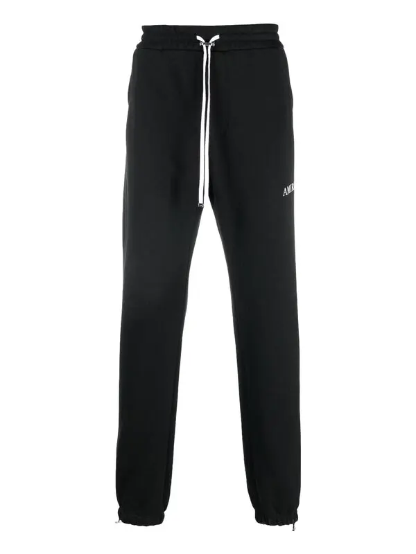 Amiri Logo-embroidered Track Pants - Black
