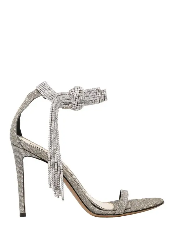 Alexandre Vauthier Diana 105mm Sandals - Silver