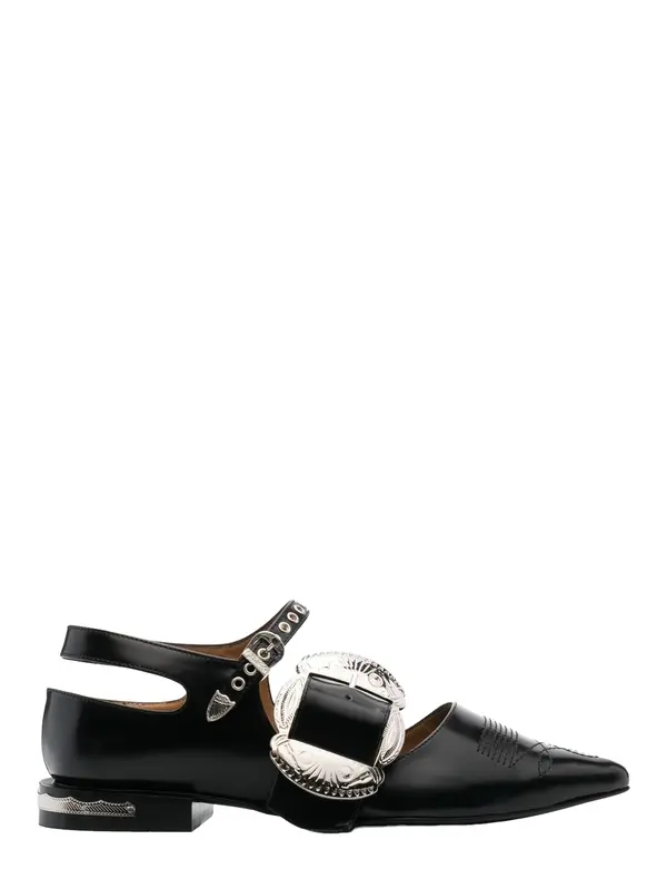 Toga Buckle Detail Pumps - Black