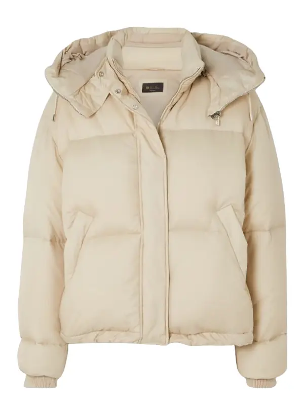Loro Piana Suter Hooded Quilted Down Jacket - Neutrals