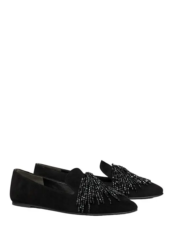 Tory Burch Smoking Slipper - Perfect Black
