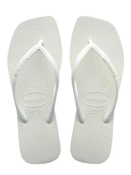 Havaianas Slim Square Flip Flop - White