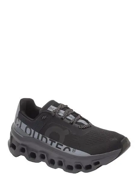 On Cloudmonster Lumos Running Shoe - Black
