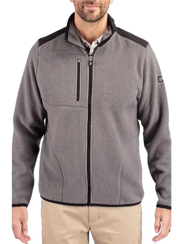Cutter & Buck Cascade Fleece Jacket - Elemental Grey/ Black