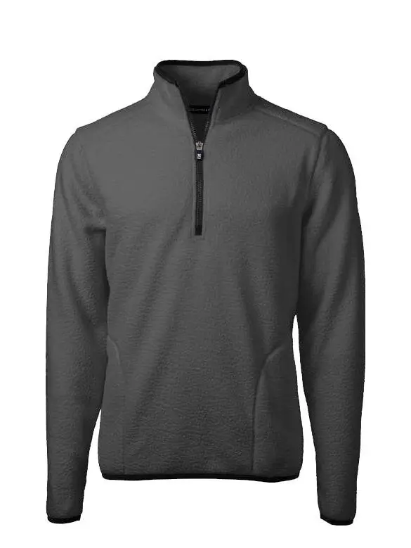Cutter & Buck Cascade Fleece Pullover - Elemental Grey/black
