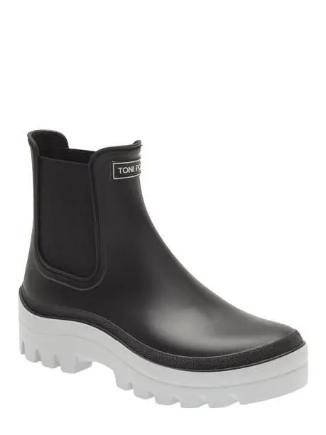 TONI PONS Lug Sole Platform Boots - Black/ice Gel