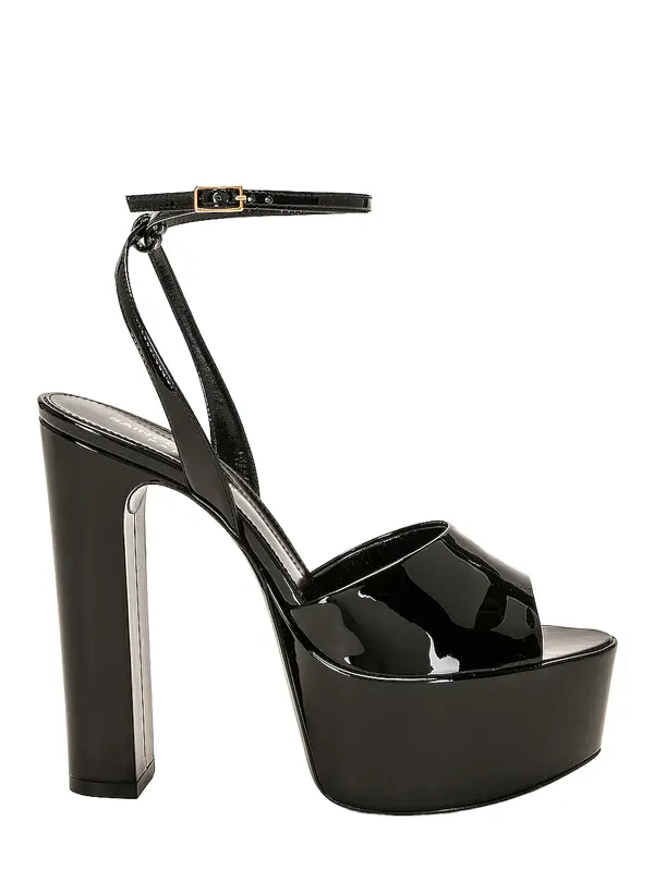Saint Laurent Sexy 95 Sandal - Nero