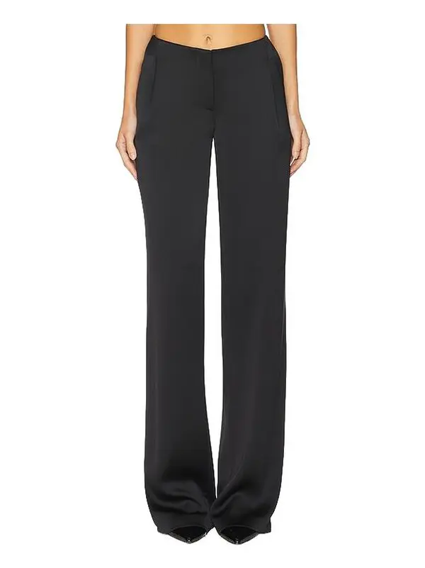CEREN OCAK Low Waist Pant - Black