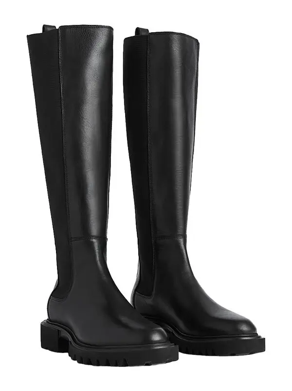 ALLSAINTS Maeve Pull On Riding Boots - Black