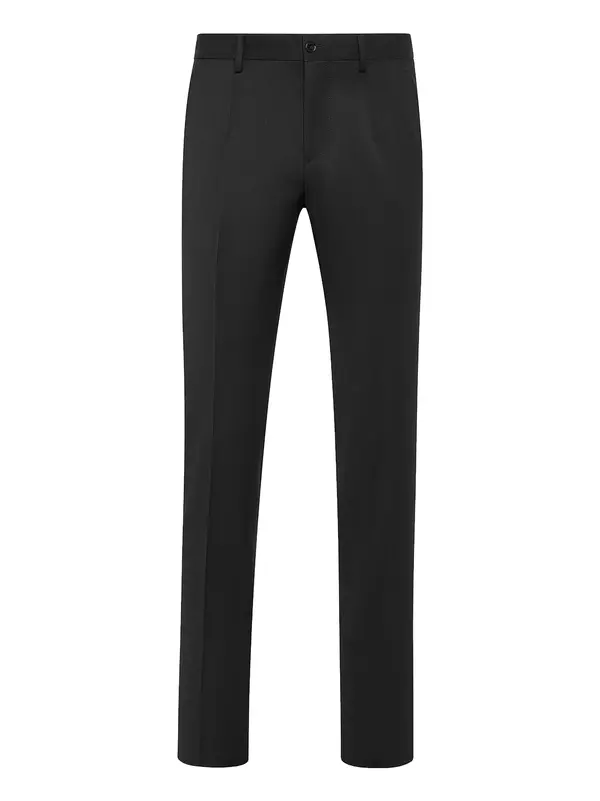 Philipp Plein Tailored Slim-fit Trousers - Black