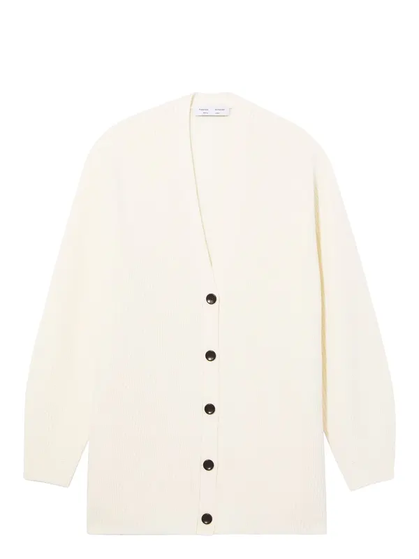 Proenza Schouler White Label Long-length Knitted Cardigan - Neutrals