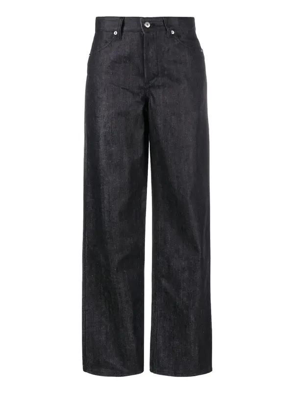 JIL SANDER High-waisted Straight-leg Jeans - Blue