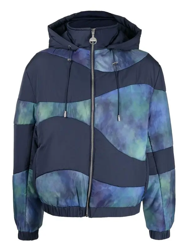 Ahluwalia Shakti Padded Puffer Coat - Blue