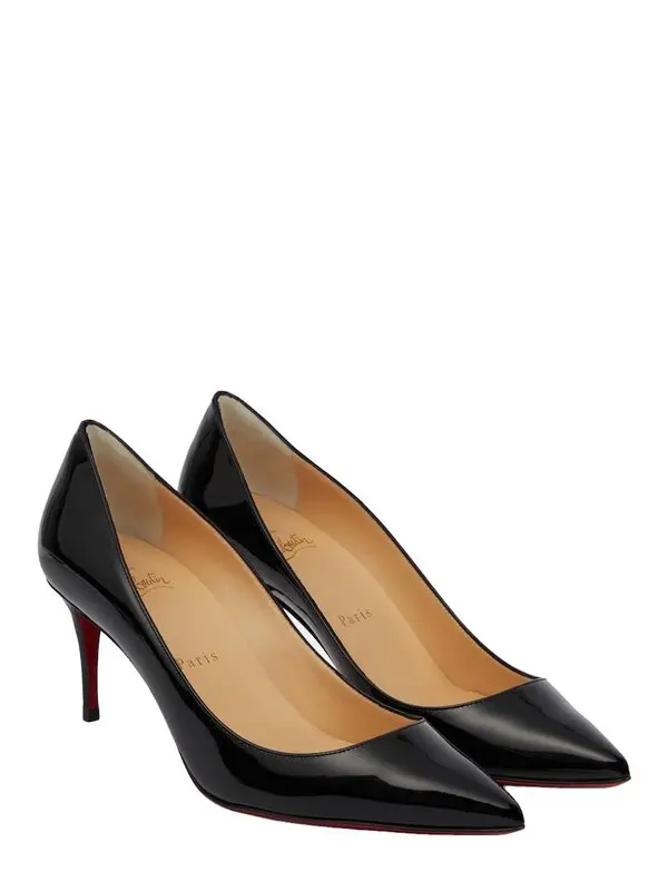 CHRISTIAN LOUBOUTIN Kate Patent Leather Pumps - Black