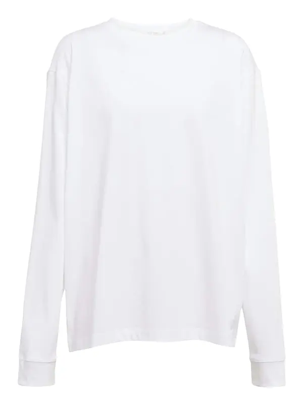 THE ROW Ciles Long-sleeved Top - White
