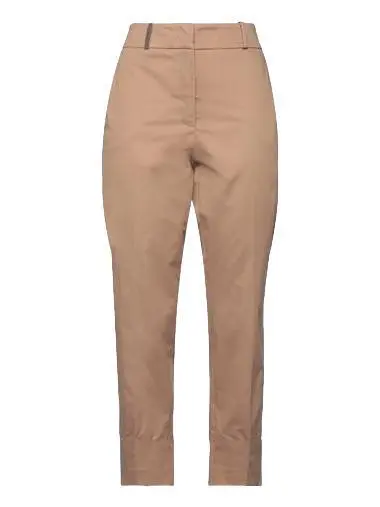Peserico Tapered High-waisted Pants - Beige