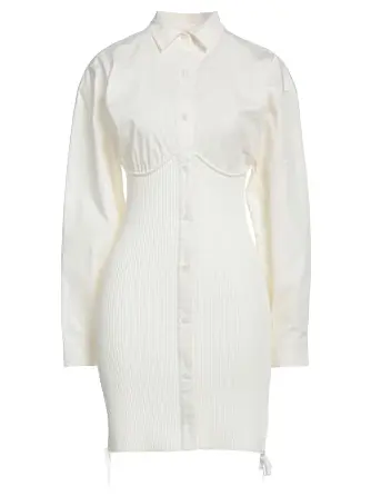 ANDREĀDAMO Mini Dress - White