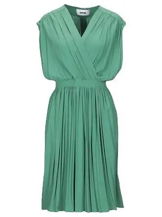 GRIFONI Flared Midi Dress - Green