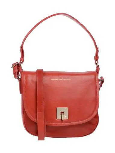 PIQUADRO Crossbody Bag In Leather - Red