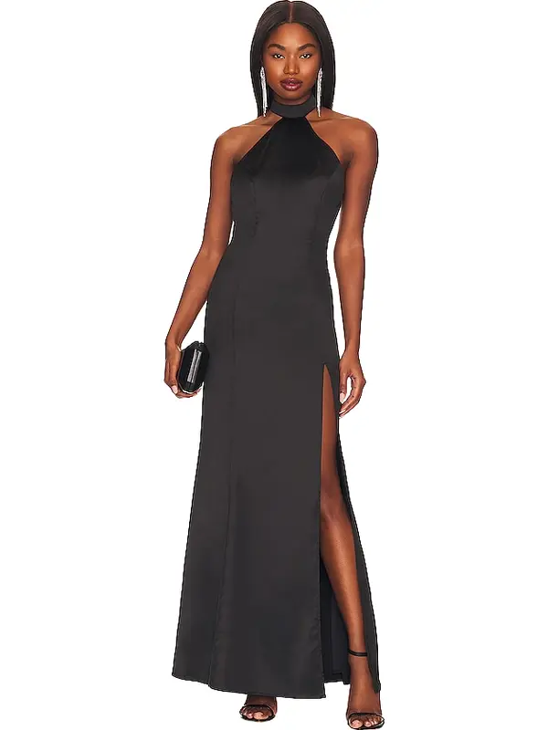 LOVERS AND FRIENDS Chapman Gown - Black