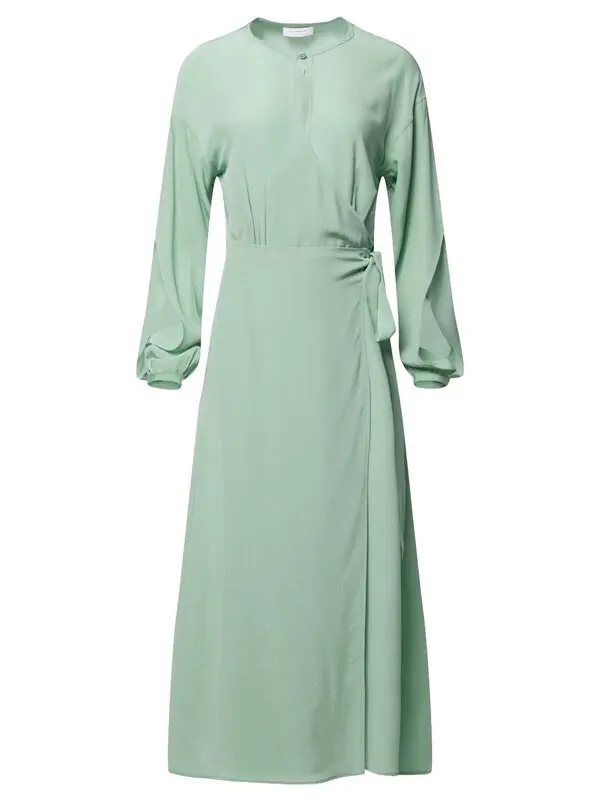 Equipment V-neck Wrap Dress - Green