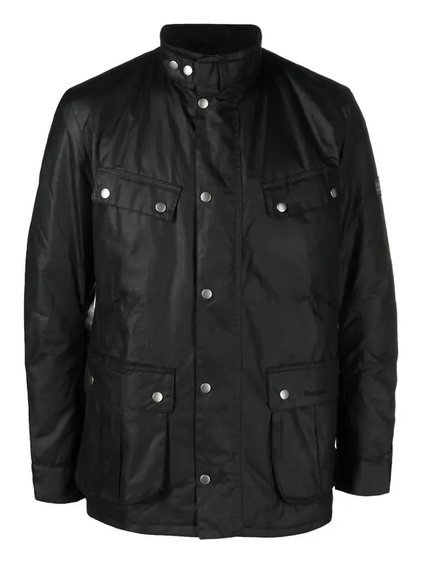 BARBOUR INTERNATIONAL Duke Cotton Wax Jacket - Black