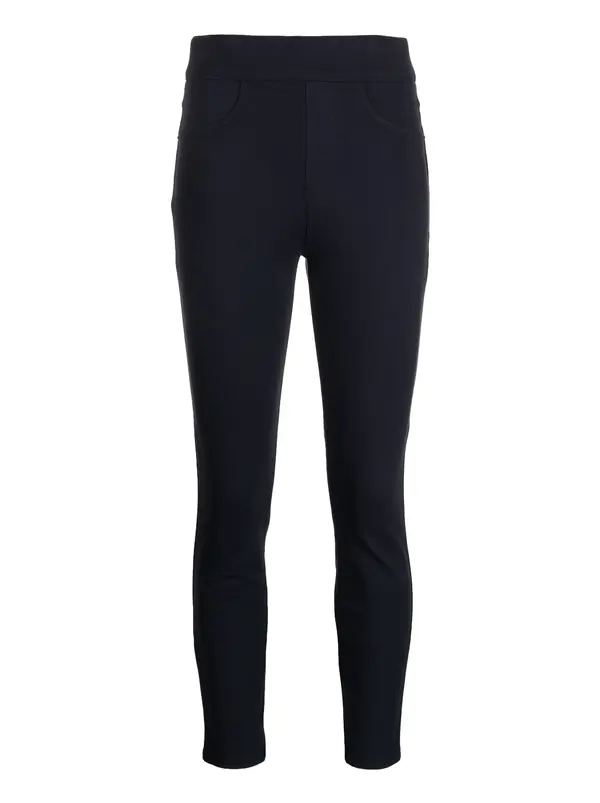 Spanx Cropped 4-pocket Leggings - Blue