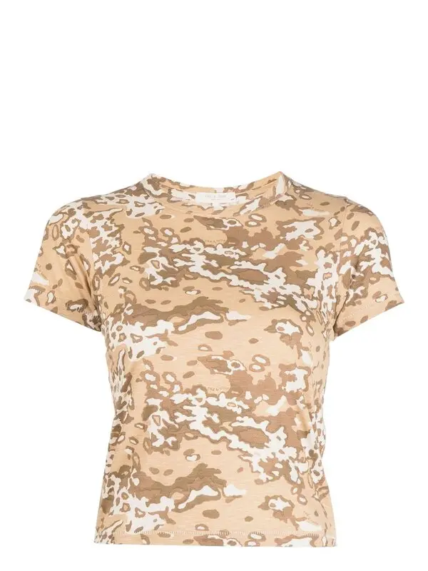 Rag & Bone Camouflage-print T-shirt - Brown