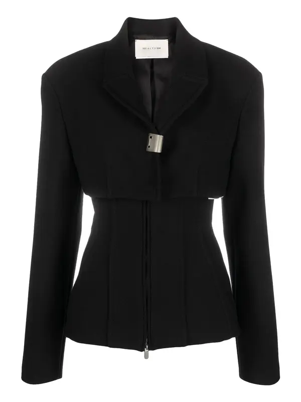 1017 Alyx 9sm Layered-design Zipped Jacket - Black