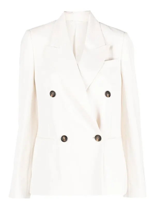 Brunello Cucinelli Double-breasted Blazer - Neutrals