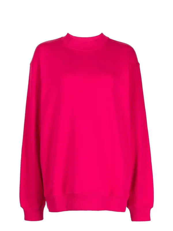 MSGM Logo-print Sweatshirt - Pink