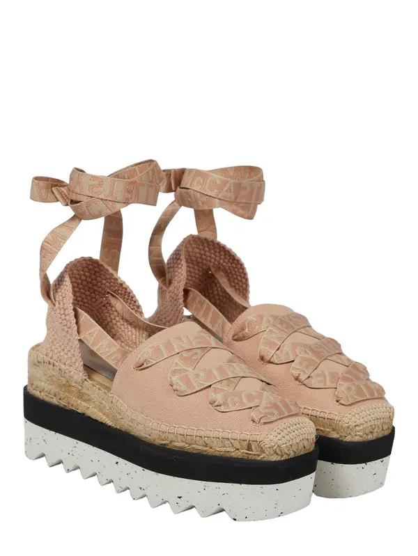 Stella McCartney Gaia Platform Espadrilles - Pink