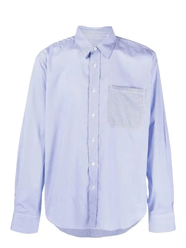 Orlebar Brown Grasmoor Long-sleeved Shirt - Blue