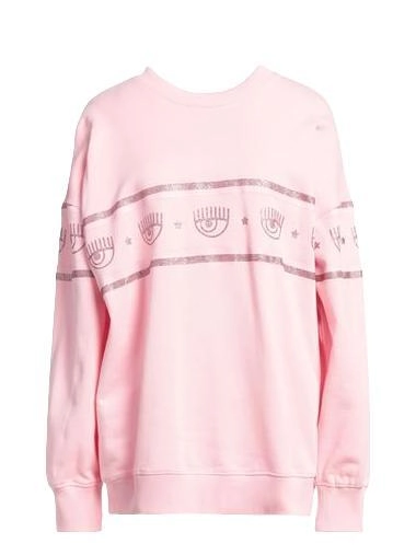 CHIARA FERRAGNI Cotton Sweatshirt - Pink
