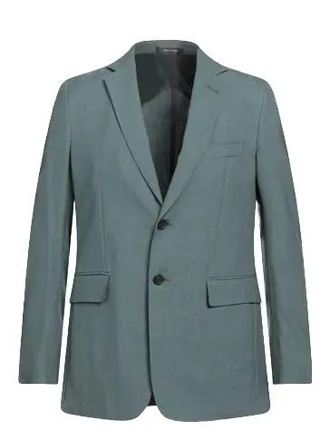 Dunhill Blazer Size Wool, Tussah Silk, Cotton, Mulberry Silk - Sage Green