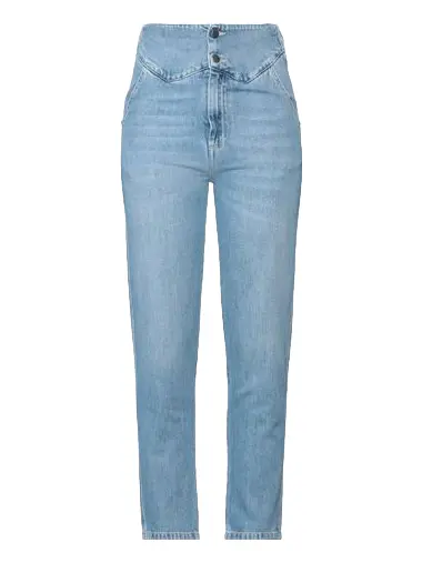 SOALLURE Tapered Denim Jeans - Blue