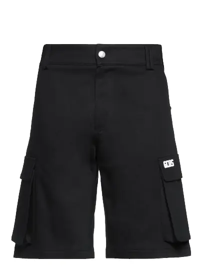 Gcds Cotton Cargo Shorts - Black