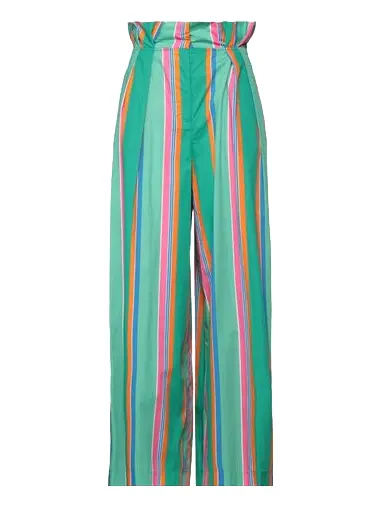 JIJIL Striped Pants - Green