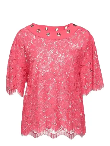 CUSTO BARCELONA Embellished Lace Top - Pink