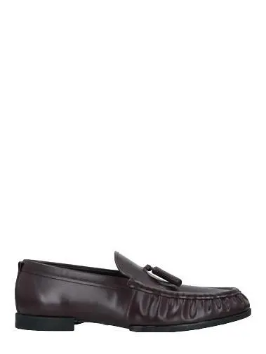 TOD'S Leather Loafers - Purple