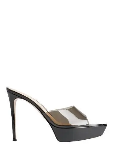 GIANVITO ROSSI Sandals With Stiletto Heel - Black