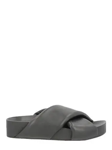 JIL SANDER Sandals Soft Leather - Black