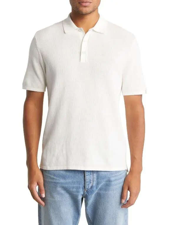 Rag & Bone Harvey Polo - Ivory
