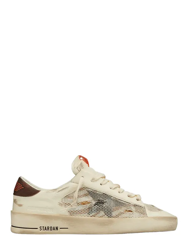 Golden Goose Stardan Low-top Sneakers - White/black/brown