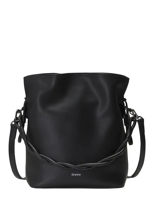 ORYANY Madeleine Leather Bucket Bag - Black
