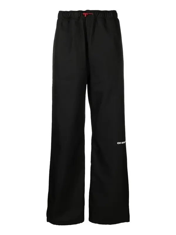 Off-White Logo-print Track Pants - Black
