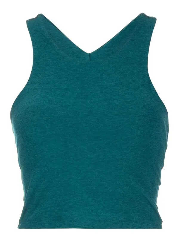 Beyond Yoga Focus Cropped Tank Top - Green