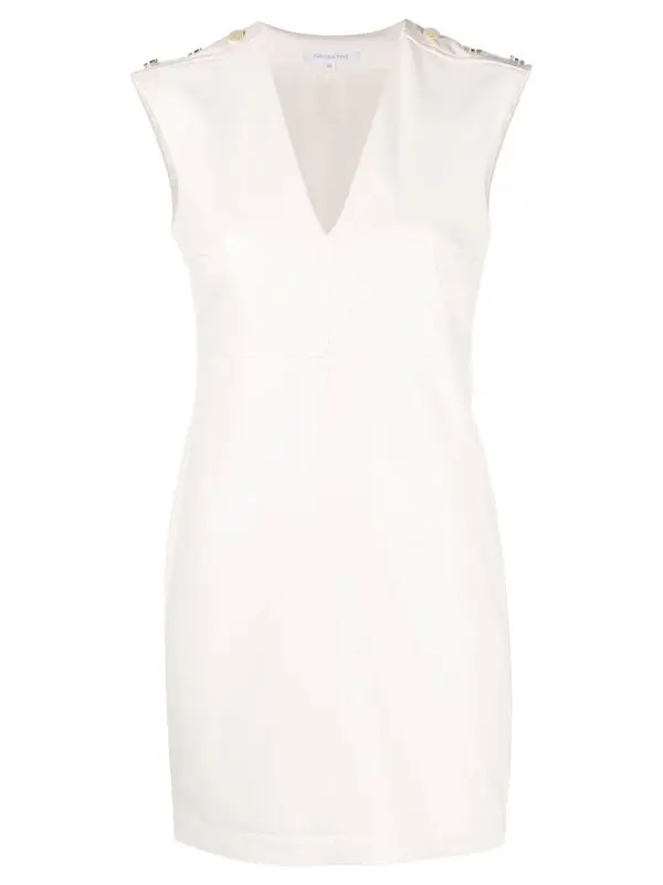 Patrizia Pepe Sleeveless Mini Dress - White