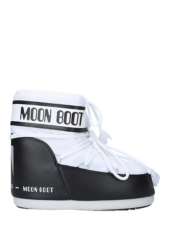 Moon Boot Icon Low 2 Lace-up Nylon Snow Boots - White