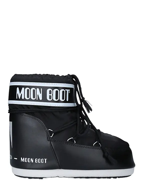 Moon Boot Icon Low Lace-up Nylon Snow Boots - Black